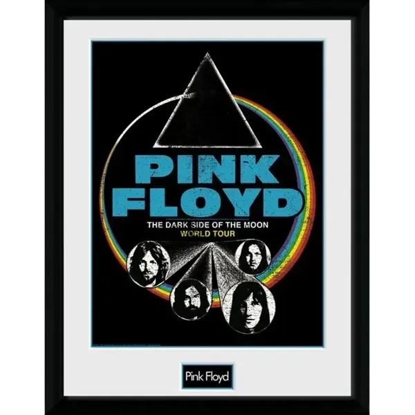 TDSOTM World Tour 12" x 16" Framed Print – Pink Floyd